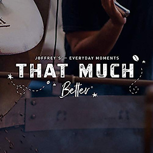 Joffrey's Coffee - Caramel Mudslide, Flavored Coffee, Artisan Medium Roast, Arabica Coffee Beans, Caramel, Dark Chocolate, Vanilla, & Rum Flavor, Brew or French Press, No Sugar (Whole Bean, 16 oz)