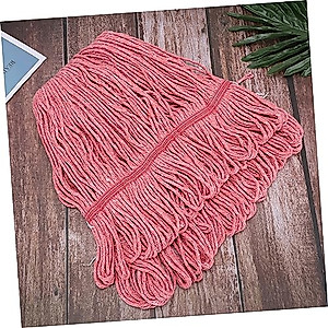 KALLORY 1pc Replacement Mop Pads Industrial Mop Thin Headband Sponge Mops Floor Mops Microfiber Spray Mop Practical Mop Cloth Mop Cloth Replacement Cleaning Mop Cloth Mop Head Red Supplies
