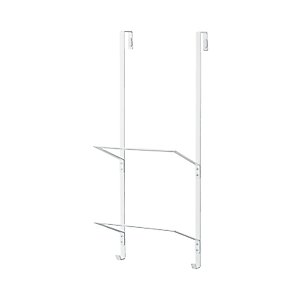 Yamazaki Home Tower Over-The-Door Yoga Mat Storage Hanger - 3-Tier Organizer for Foam Rollers, Backpacks, Hats, Bags - Extra Closet Space Saver - Steel