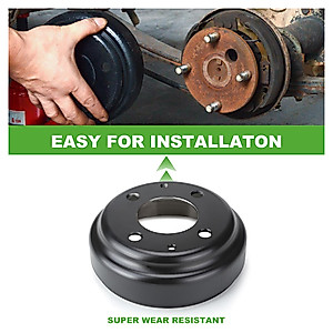 10L0L Golf Cart Brake Drum/Hub Assembly for Yamaha G1 G2 G8 G9 G11 G14 G16 G19 G22 G29 1978-Up Gas or Electric Golf Cart OEM# JU0-G6521-00-00 (2 Pack)