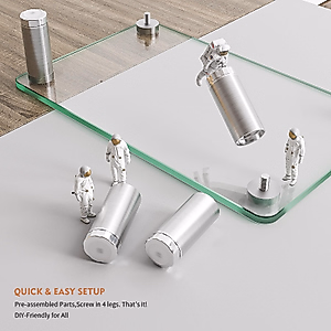 2 Pack Computer Monitor Riser with Height Adjustable Multi Media Desktop Stand for Flat Screen LCD LED TV, Laptop/Notebook/Xbox One