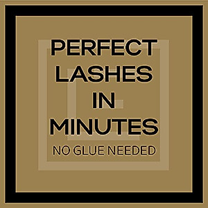 Eylure PROMAGNETIC Magnetic Eyeliner and False Lashes Kit, Faux Mink Dramatic, 1 Pair Reusable Eyelashes, No Glue Needed Black