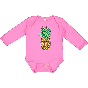 inktastic Pi-neapple for Pi Day Long Sleeve Creeper Newborn Raspberry 41ecc