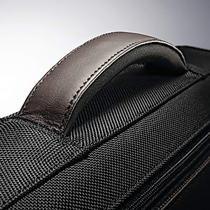 Samsonite Kombi Flapover Briefcase, Black/Brown, One Size