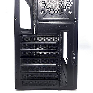 Aiyide 10PCS PCI Slot Cover Dust Filter Black Hard Steel Bracket Expansion Blanking Plate Ventilation Deflector with Screws,80mm