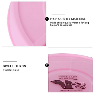 DOITOOL Handheld Dried Fruit Tray with lid, Sealed Box with lid, Snack Box, Candy Box, Food Storage Box, Divided Fruit Traywith 5 Compartment Dispenser