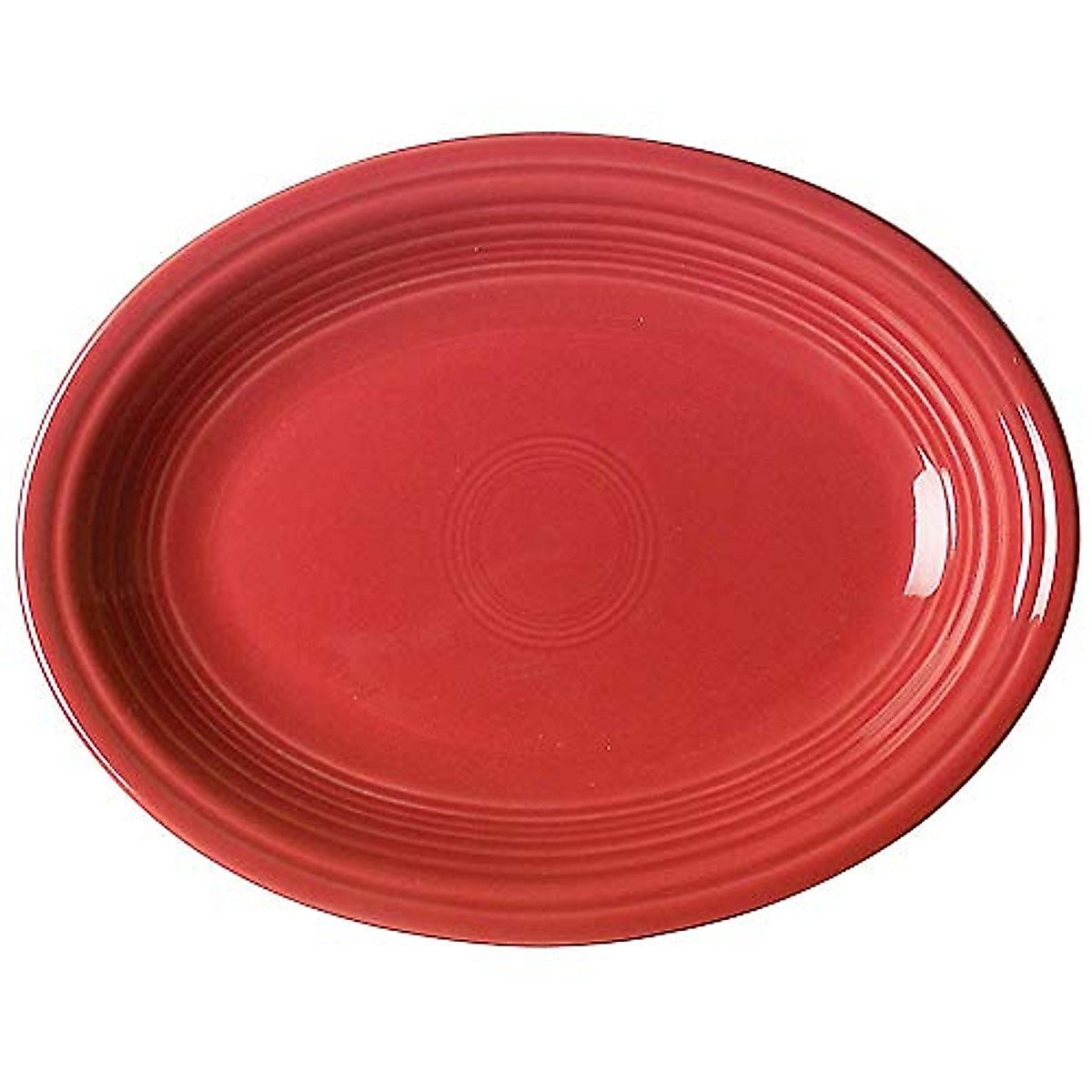 Homer Laughlin Fiesta Scarlet 11" Oval Serving Platter