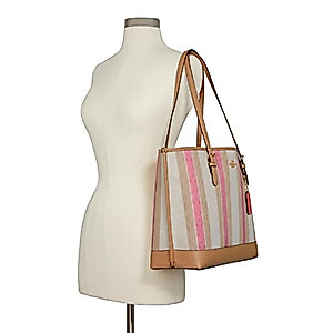 Coach Mollie Tote In Signature Jacquard With Stripes