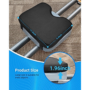 Rowing Machine& seat cusshion, Bluetooth Magnetic Rower Machine with Dual Slide Rail, 16 Levels of Electromagnetic Resistance, Max 350lb Weight Capacity, App Compatible, Rowing Machines for Home Use