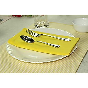 COTTON CRAFT Multicolor Cloth Napkins - Set of 12 Pure Cotton Everyday Lunch Dinner Napkin - Spring Summer Fall Holiday Birthday Party Gift - Soft Washable Absorbent Reusable Napkin - Oversized 20x20