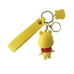 TLDXDOU Anime Silicone Keychain, Cartoon Silica Gel Key Ring for Women, Men(1)