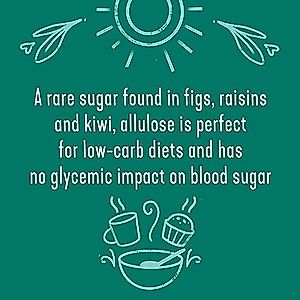 Wholesome Allulose Sweetener, 12-Ounce Bag, Zero Calorie Granulated Sugar Substitute, Non GMO, Non Erythritol, Gluten Free & Vegan Keto Sweetener
