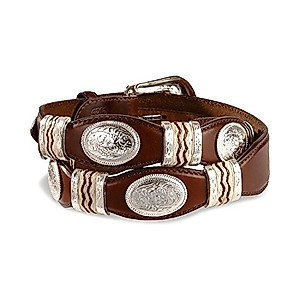 Tony Lama Men's Cutting Champ, Bark, 40