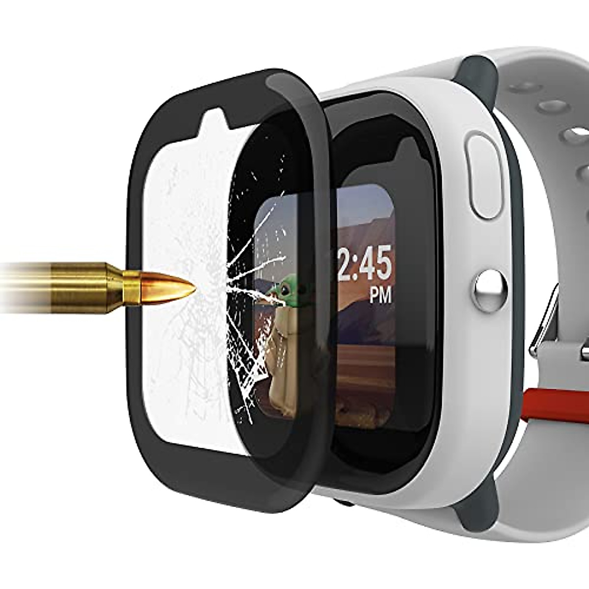 Soarking Screen Protector Full Covered for Verizon Gizmo Watch (Gizmo Watch Disney Edition) SKGZ2DSNSCR