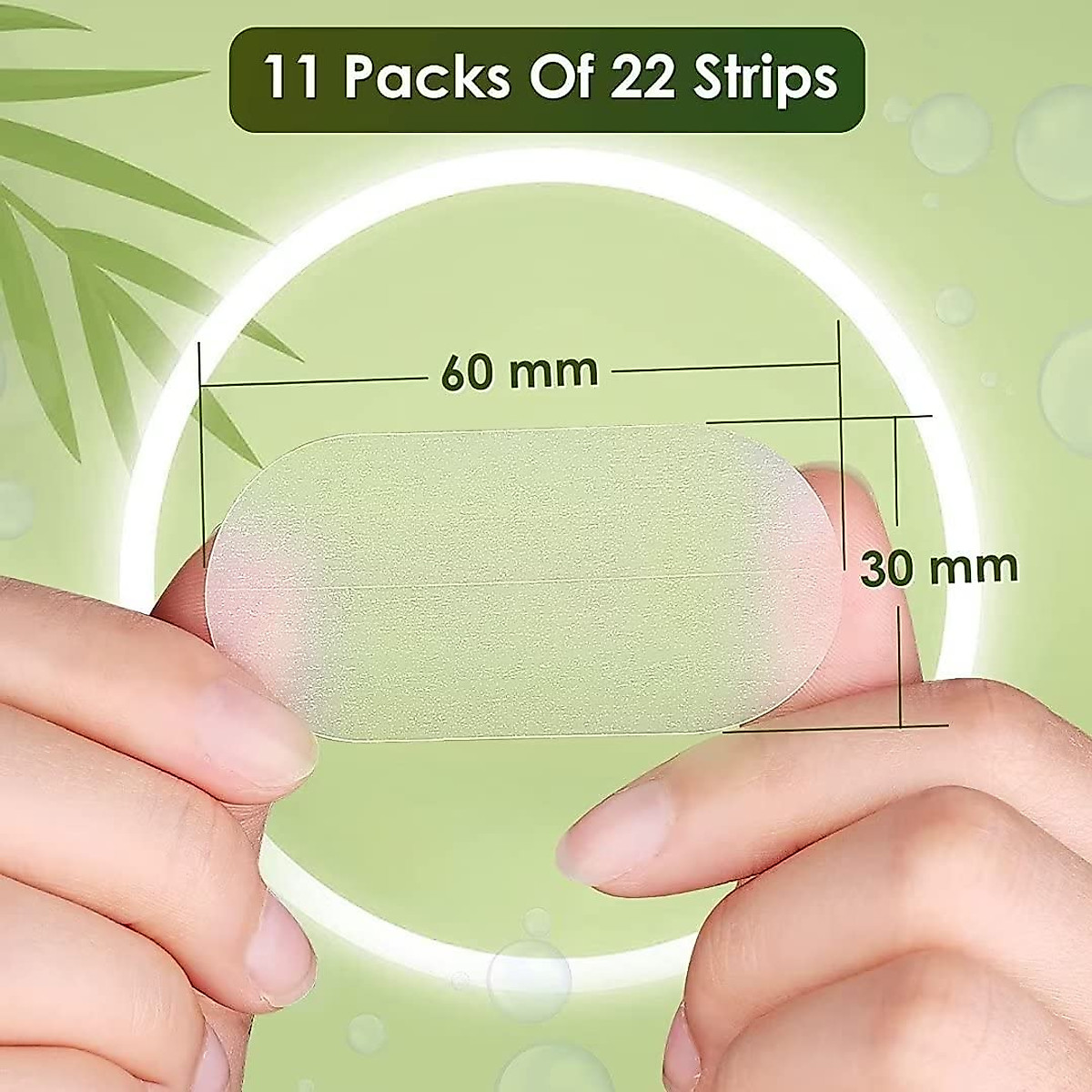 BAGLAK Large Blemishes Patches - 22 Strips, XL Size, Hydrocolloid t Dots, Blemishes Patch - Zit Stickers, For Face Blemishes Absorbing Cover Patch - Zit Sticker Facial Skin Care