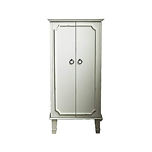 Hives and Honey Carson Jewelry Armoire, White