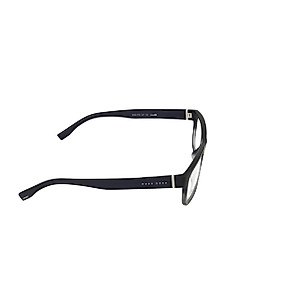 HUGO BOSS Eyeglasses 0729 0KAY Black Text Gray