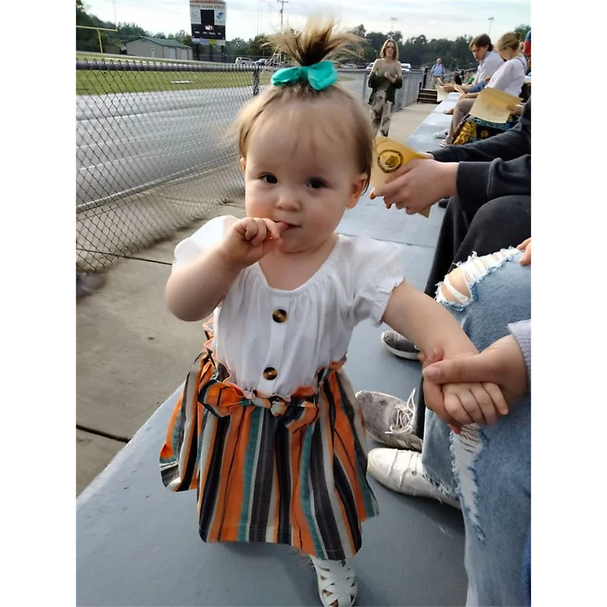 Infant Baby Girls Dress Summer Kids Casual Party A-Line Dresses (9-12 Months)
