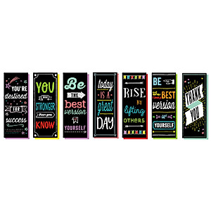 Iconikal Motivational Encouraging Inspirational Bookmarks, 100-Count