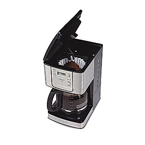 Mr. Coffee 12-Cup Programmable Coffee Maker, Stainless Steel