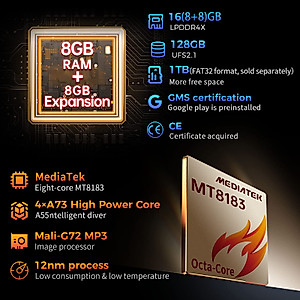 TECLAST Android 12 Tablet 10.4 inch Tablet, T40S 16GB+128GB Tablet with 1TB Expand, Octa-Core Processor Android Tablets, 2000 * 1200 FHD, 2.4G/5G WiFi, 6000mAh, Bluetooth 5.0, GPS, 5MP+8MP Camera