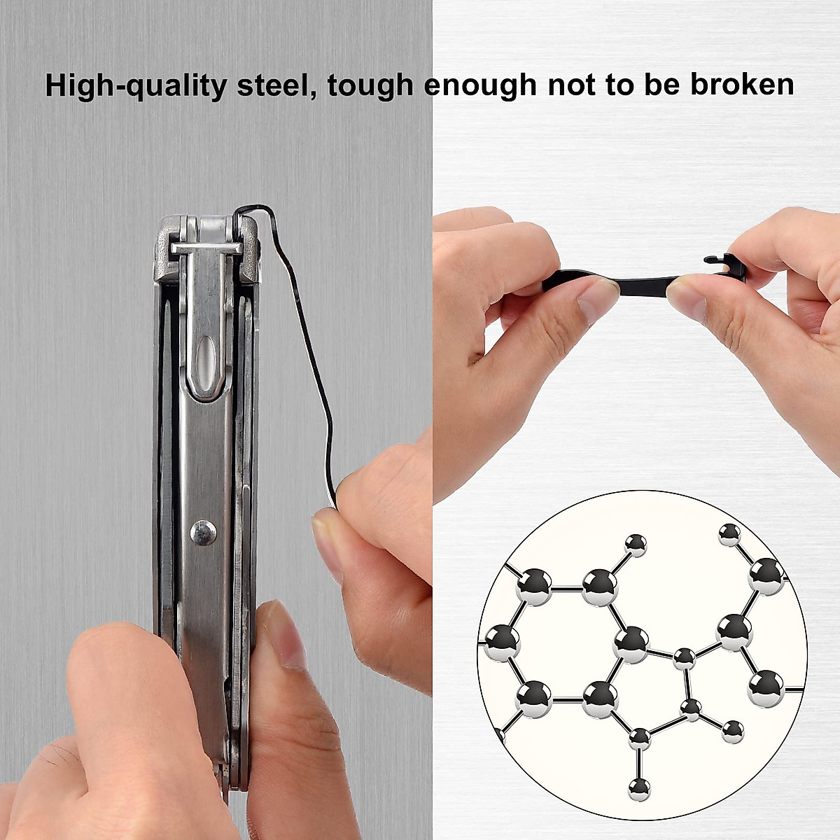 iGuerburn Pocket Clips for Leatherman Surge, Surge Pocket Clip as Leatherman Surge Accessories - (Not for Other Leatherman Models) - Black