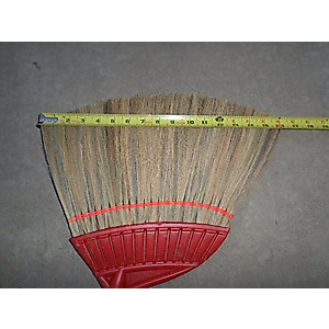 Vietnamese Soft Fan Straw Broom with Green Plastic Tube Handle (chổi lúa) 41 inch