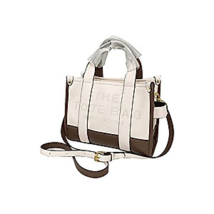 Large Capacity Tote Bag Women's Bag Color Blocking Tote Bag Handheld One Shoulder Messenger Letter Bag 1pc