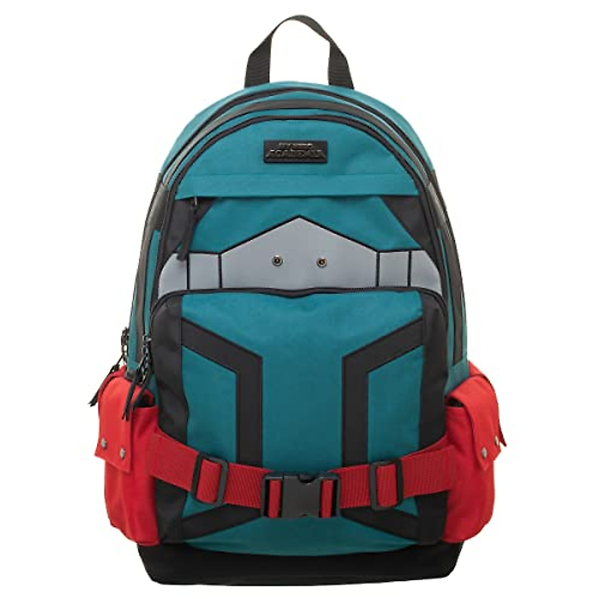 Bioworld My Hero Academia Deku Suit Up 16" Laptop Backpack & Snapback Hat Combo Set