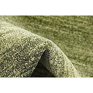 Unique Loom Del Mar Collection Area Rug-Transitional Inspired with Modern Contemporary Design, 8' 0 x 11' 4 Rectangular, Light Green/Beige