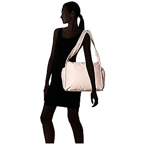 Anne Klein Soft Nylon Shoulder Hobo, Pink