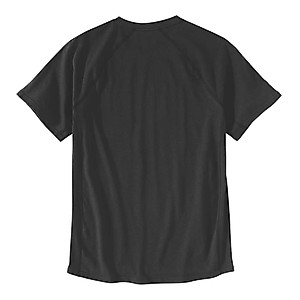 Carhartt Men's Force Relaxed Fit Midweight Short-Sleeve Pocket T-Shirt, Black, XX-Large