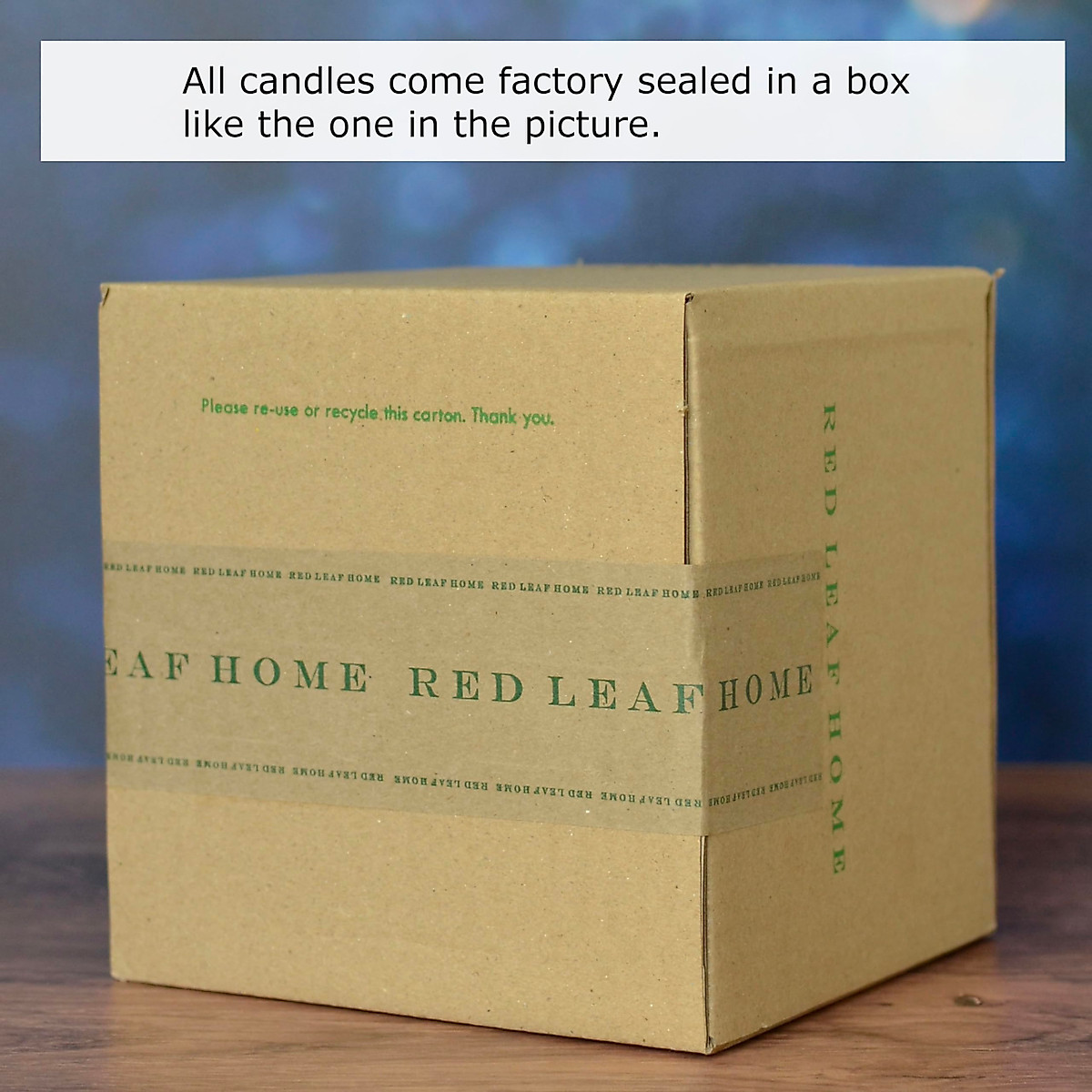 Red Leaf Home Lemon Lavender Jar Candle | Includes Wooden Lid, Large | Aromatherapy | Naturals Collection | 16.5oz