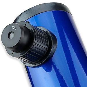 Carson SkySeeker Newtonian Reflector Telescope with Dobsonian Mount, 15-37.5X, Blue (JC-200)