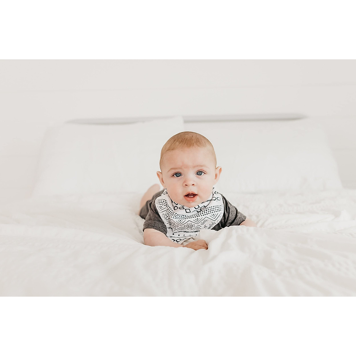 Copper Pearl Baby Bandana Bibs - 4 Pack Soft Cotton Baby Bibs for Drooling and Teething, Absorbent Drool Bibs for Baby Girl and Boy, Adjustable to Fit Newborns to Toddlers, Tons of Styles (Westyn)