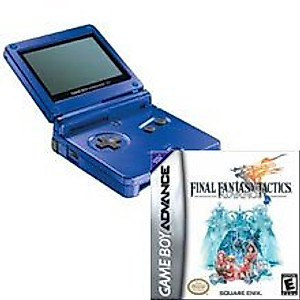 Game Boy Advance SP Cobalt Blue and Final Fantasy Tactics Bundle