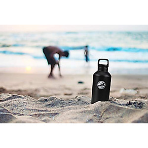 Tahoe Trails Water Bottle, 64 oz, Black