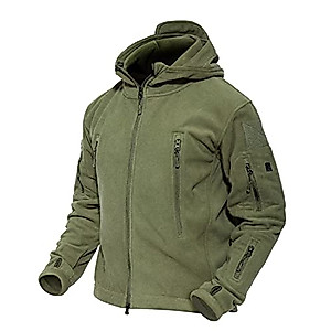 MAGCOMSEN Winter Jackets for Men Warm Jacket Climbing Jackets Tactical Jacket Fleece Jacket Men Winter Jackets Men Winter Coats for Men Hoodies for Men Army Green