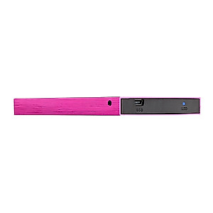 BIPRA 1Tb 1 Tb 2.5 USB 2.0 External Pocket Slim Hard Drive - Sweet Pink - Fat32