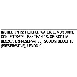 Amazon Brand - Happy Belly 100% Lemon Juice From Concentrate, 32 Ounce