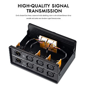 Nobsound 3-IN-1-OUT XLR Audio Switch ; Balanced Audio Converter ; 3-Way Stereo Passive Audio Selector Switcher (MC103 Pro 3-in)