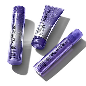 Paul Mitchell Platinum Blonde Purple Toning Spray, Cools Brassiness, Eliminates Warmth, For Color-Treated Hair + Naturally Light Hair Colors, 5.1 Fl Oz