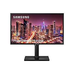 SAMSUNG T40F Series 24-Inch FHD 1080p Computer Monitor, IPS Panel, HDMI, VGA (D-Sub), Height Adjustable Stand, 3 Yr WRNTY (LF24T400FHNXGO)