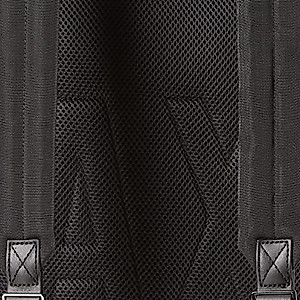 A|X Armani Exchange All-Over Logo Eco-Leather Backpack, Black