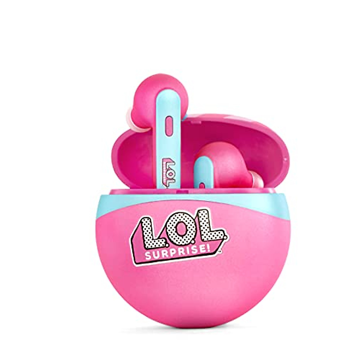 L.O.L. Surprise! Wireless Earbuds for Kids w/ 3D Stereo Sound & Built-in Mic