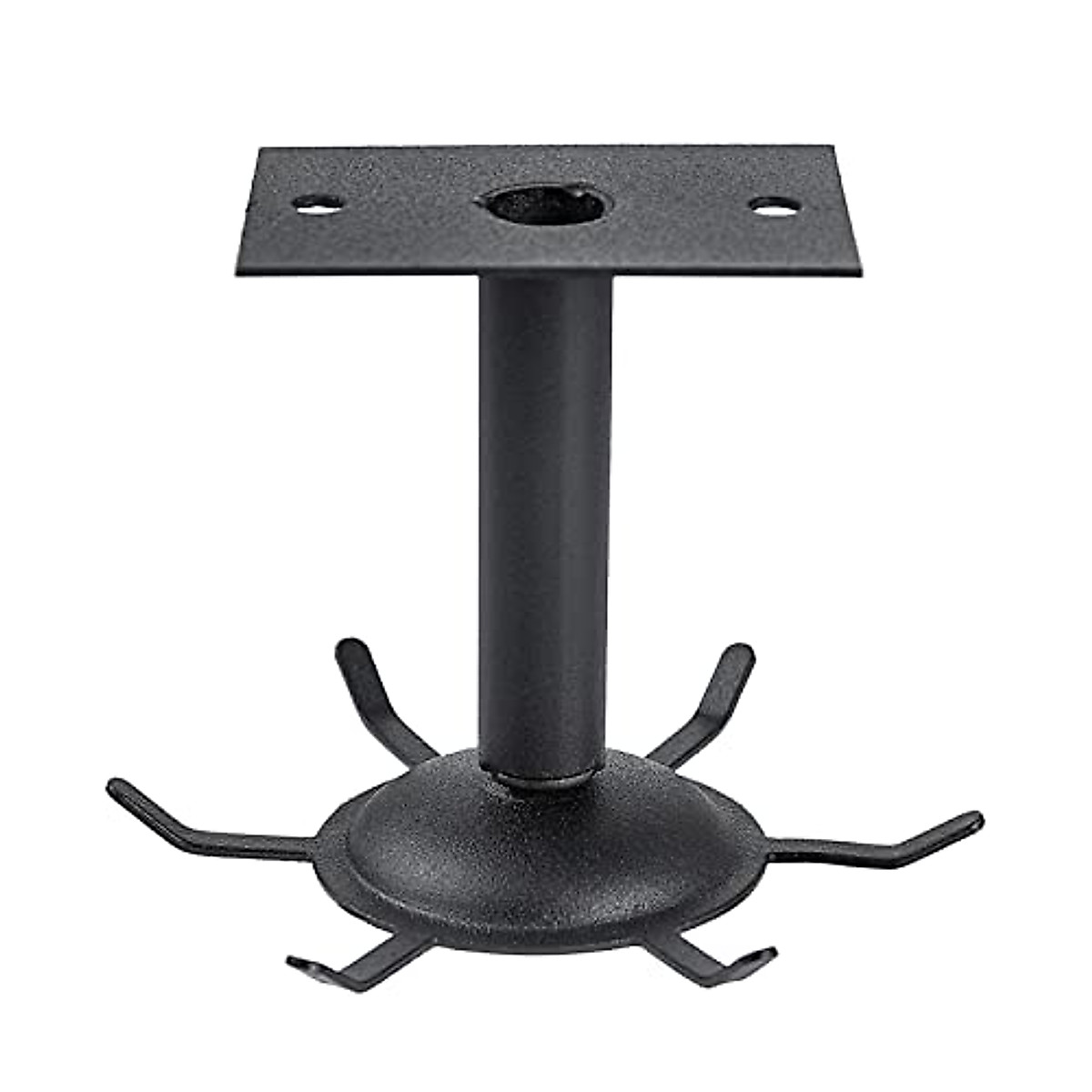 2 Pieces Stainless Steel Self Adhesive 360 Degree Swivel Hook Waterproof Utility Hook for Bathroom, Kitchen Utensil Stand for Hanging(Black)