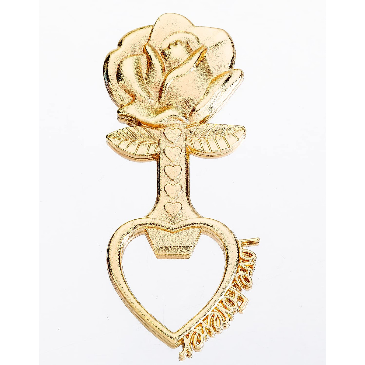 24PCS Rose Flower Shape Love Forever Design Bottle Openers for Wedding Favors Bridal Shower Favors,Decorations,Souvenirs and Gifts for Guests (24, rose flower)
