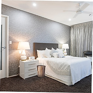 LIFKOME Retro Trash Can Farmhouse Trash Can 13 Gallon Trash Can Rubbish Bin Decorative Storage Baskets Wicker Trash Basket Metal Storage Baskets Trash Can Garbage Bin Trash Can Container