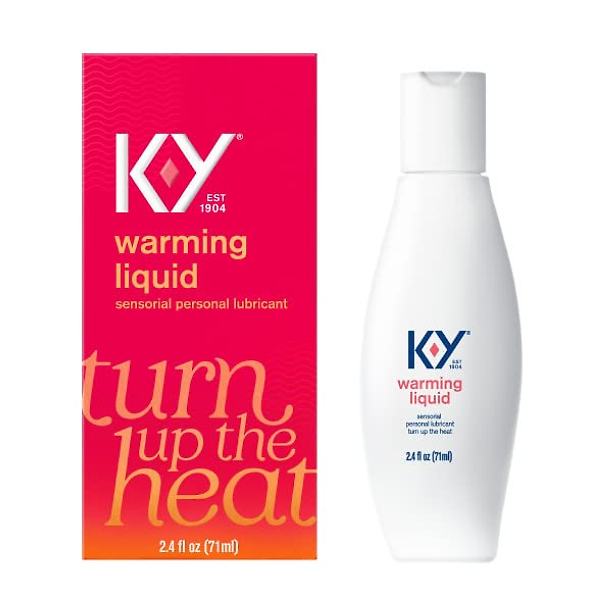 K-Y Warming Liquid Lubricant, 2.5 oz. (Pack of 2)