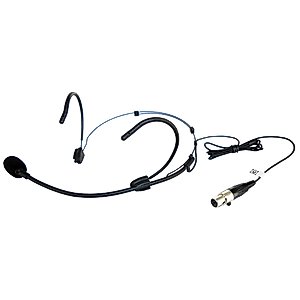 U-Voice UV340A Ultra Lite Adjustable Frame and Boom Black Color Headset Microphone (for Shure)